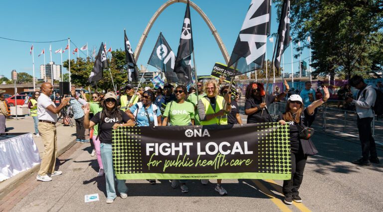 Welcome to the Ontario Nurses' Association